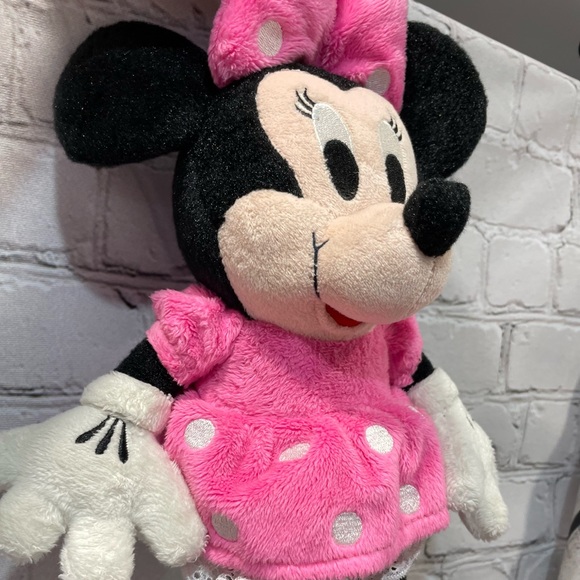 Disney | Toys | Disney Stuffed Mini Mouse Pink 4inch | Poshmark